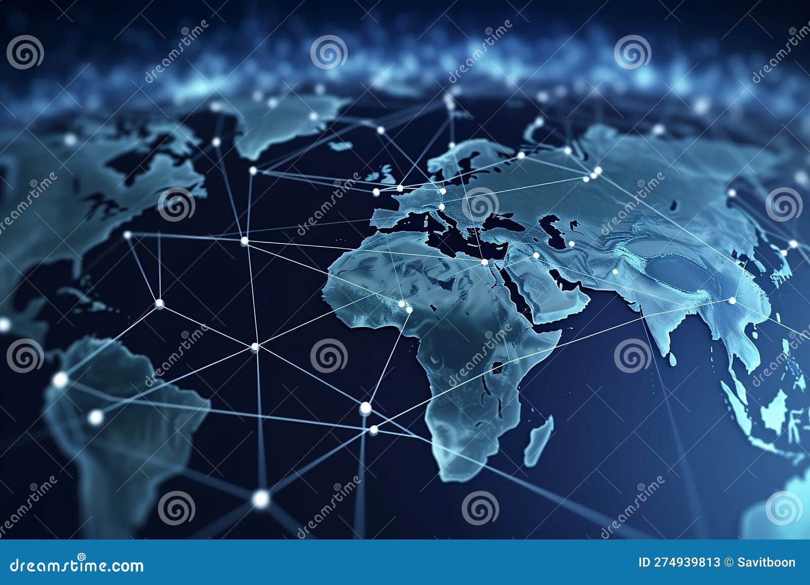 Networks Business Connections - Global Network Connections Concept ...