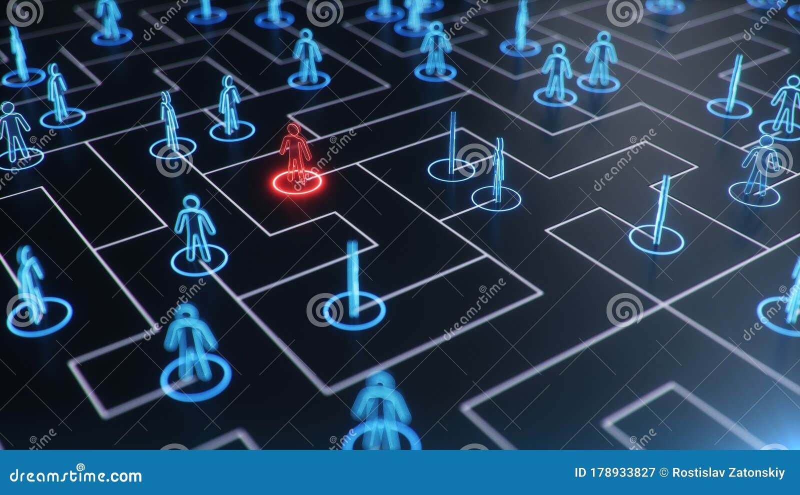 Network Structure between People, Data Exchange. the Concept of ...