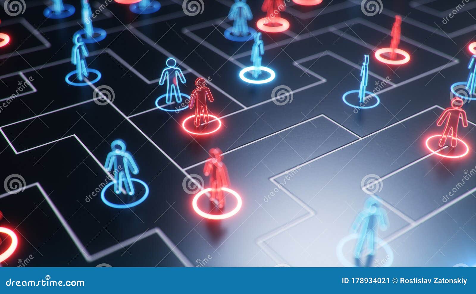 Network Structure between People, Data Exchange. the Concept of ...