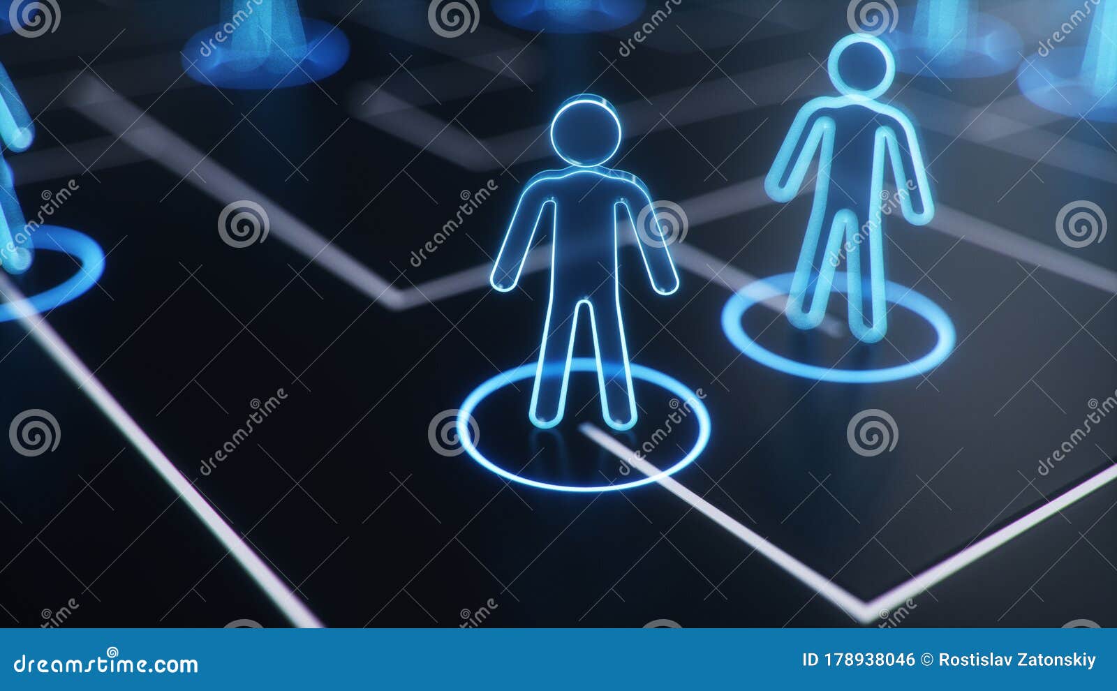 Network Structure between People, Data Exchange. the Concept of ...