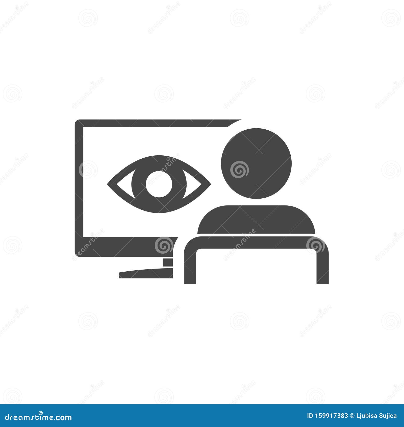 Network Surveillance Icon - Illustration Stock Vector - Illustration of ...
