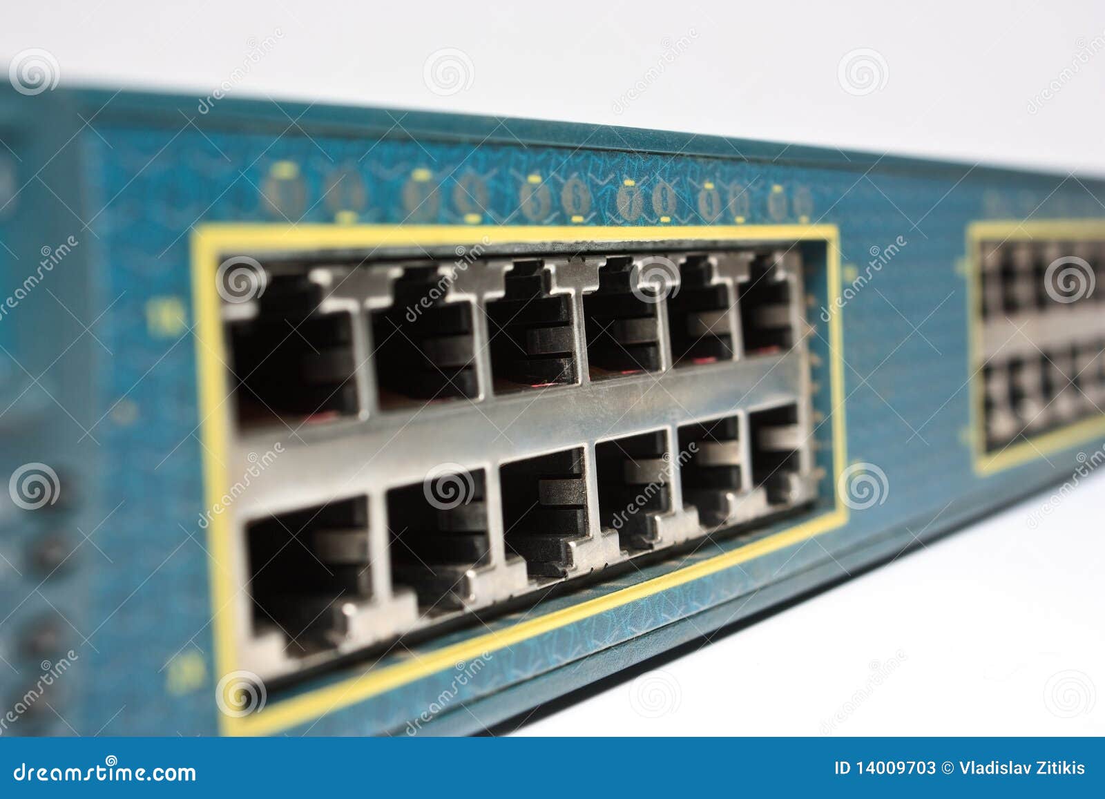 Network switch stock image. Image of commutator, switch - 14009703