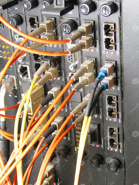 Network Switch stock photo. Image of adapter, sockets, communications ...