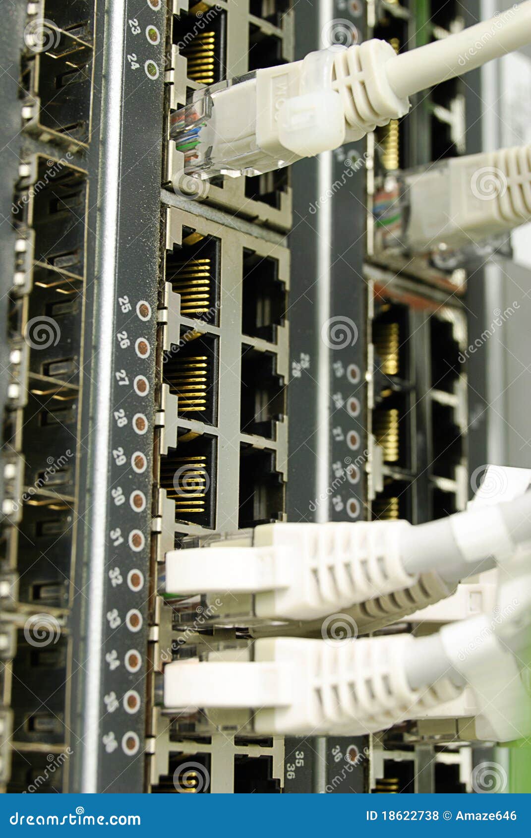 Network switch stock photo. Image of technology, data - 18622738