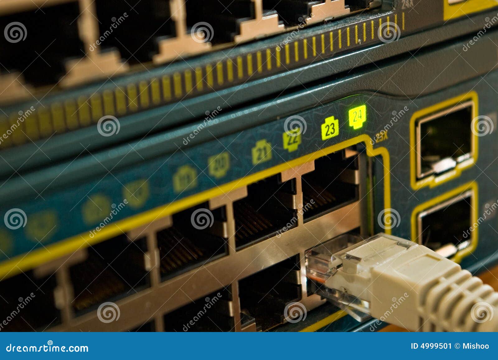 Network switch stock image. Image of ethernet, router - 4999501