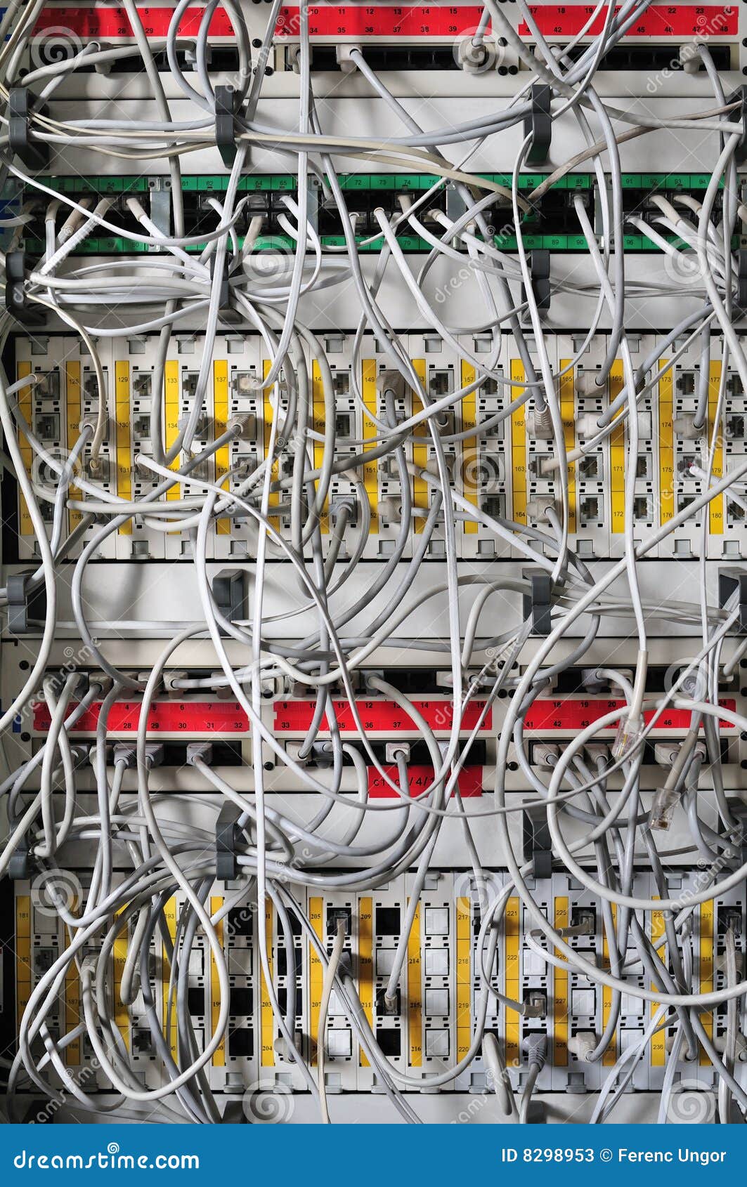 Network Switch And Ethernet Cables Royalty-Free Stock Photography ...