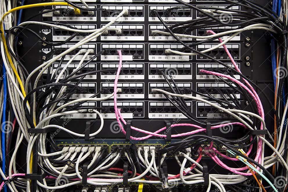 Network switch stock image. Image of computers, data - 42837853