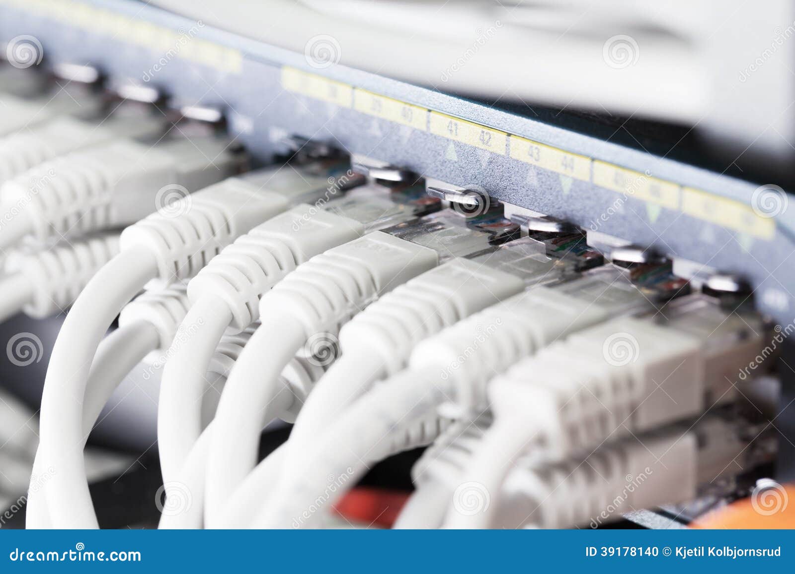 Network Switch in Datacenter Stock Photo - Image of network, center ...
