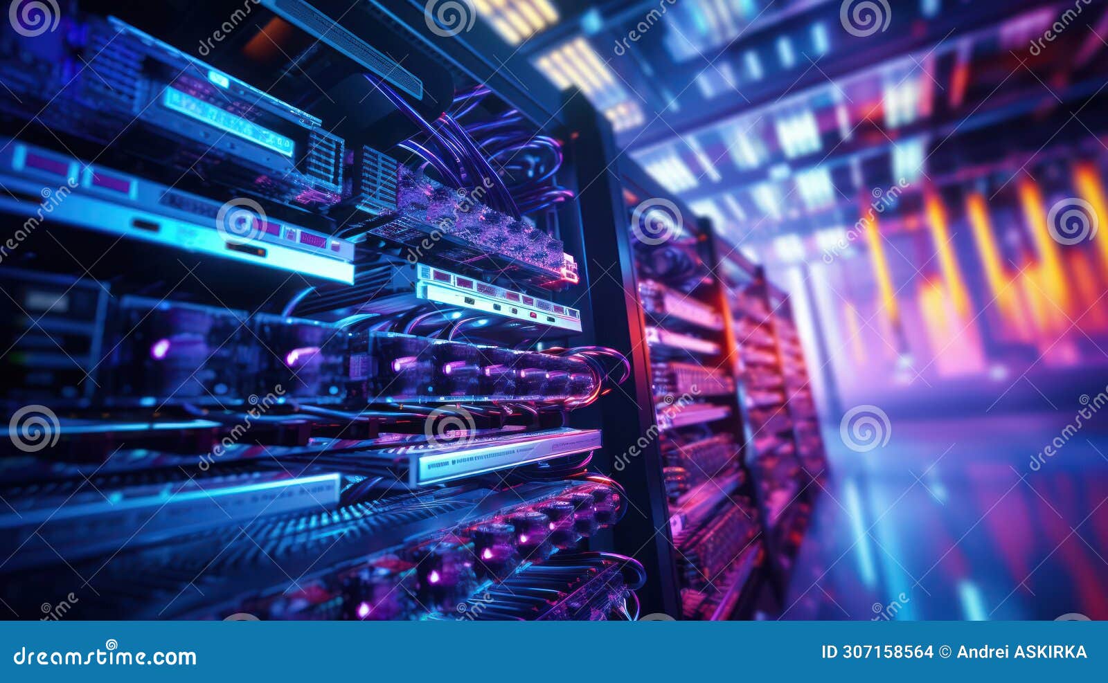 Network Switch and Ethernet Cables in Data Center Stock Illustration ... Network Switch and Ethernet Cables in Data Center Stock Illustration ...