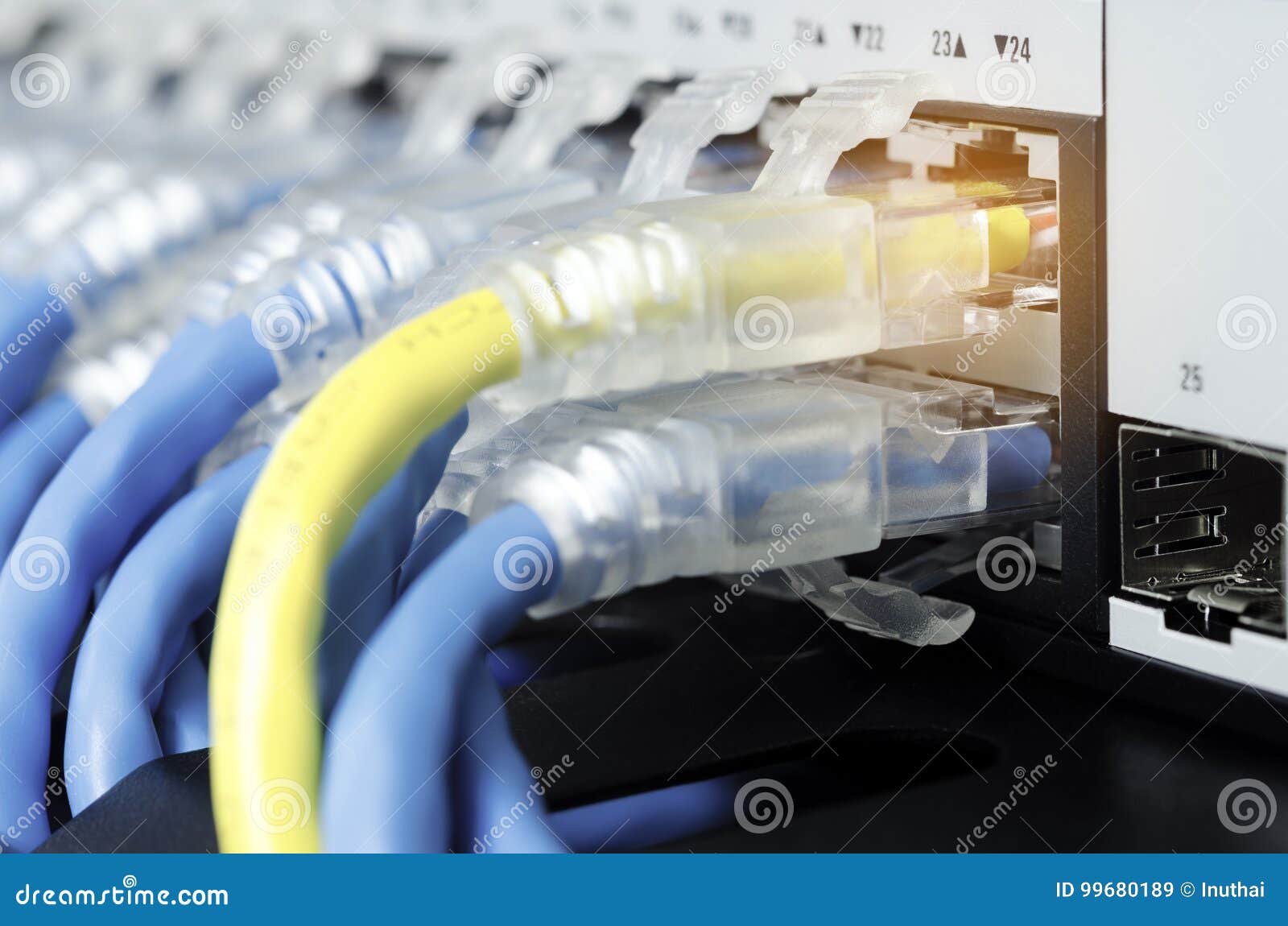 Ethernet Network Concept. stock image. Image of server - 99680189