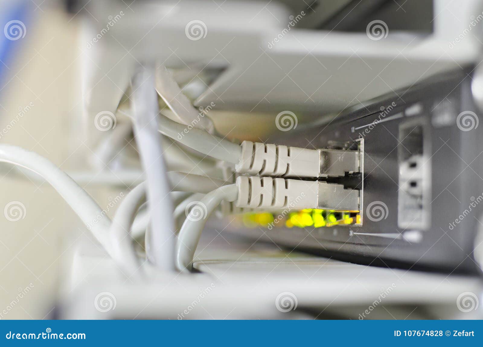 Network Switch and Ethernet Cables Stock Photo - Image of computer ... Network Switch and Ethernet Cables Stock Photo - Image of computer ...