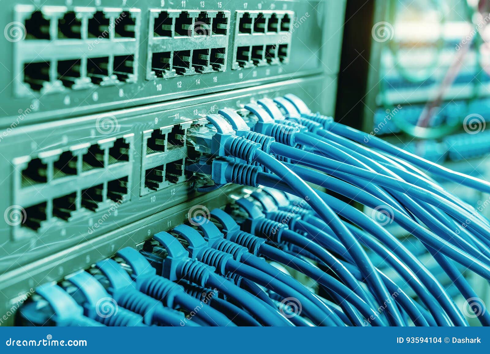 Network Switch and Ethernet Cables Stock Photo - Image of networking ... Network Switch and Ethernet Cables Stock Photo - Image of networking ...
