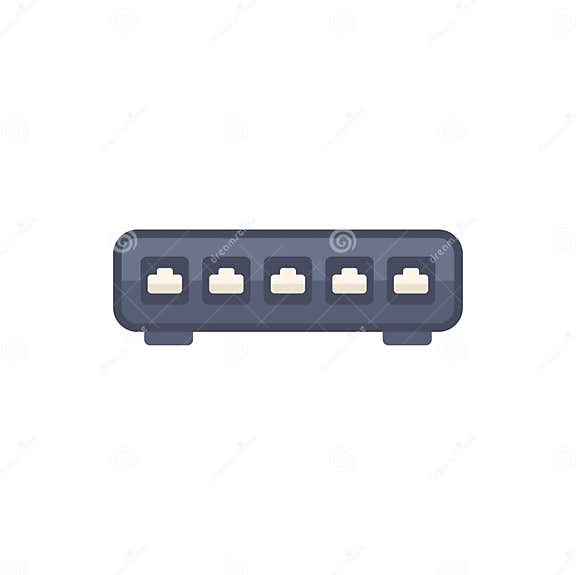 Network Switch Providing Stable and Fast Internet Connection Stock ...