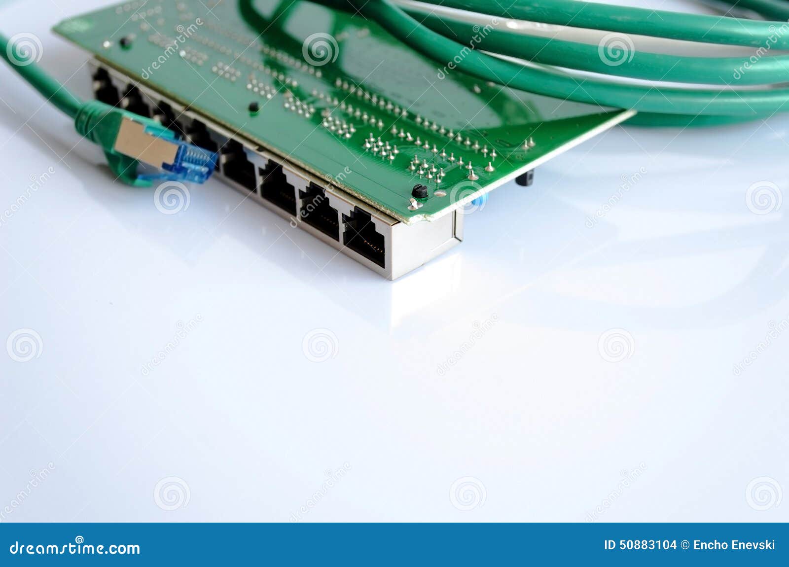 Network Switch stock photo. Image of plug, port, parallel - 50883104