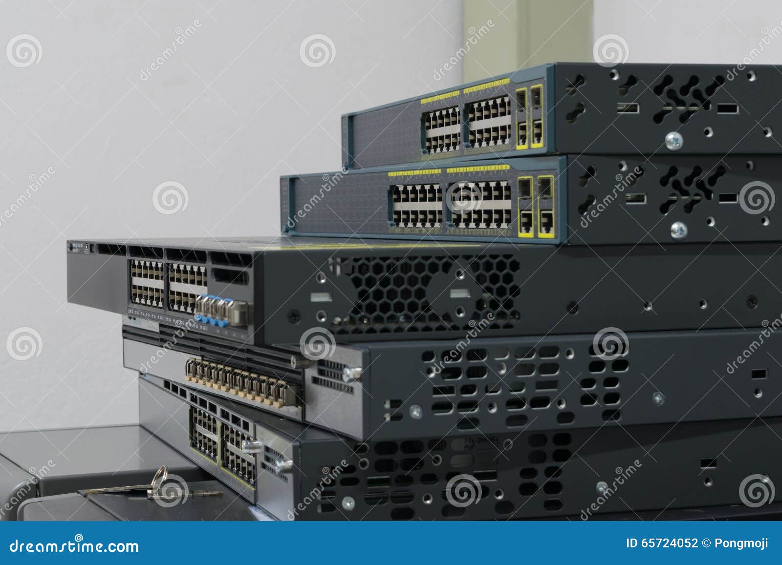 Network switch HUB stock photo. Image of network, date - 65724052