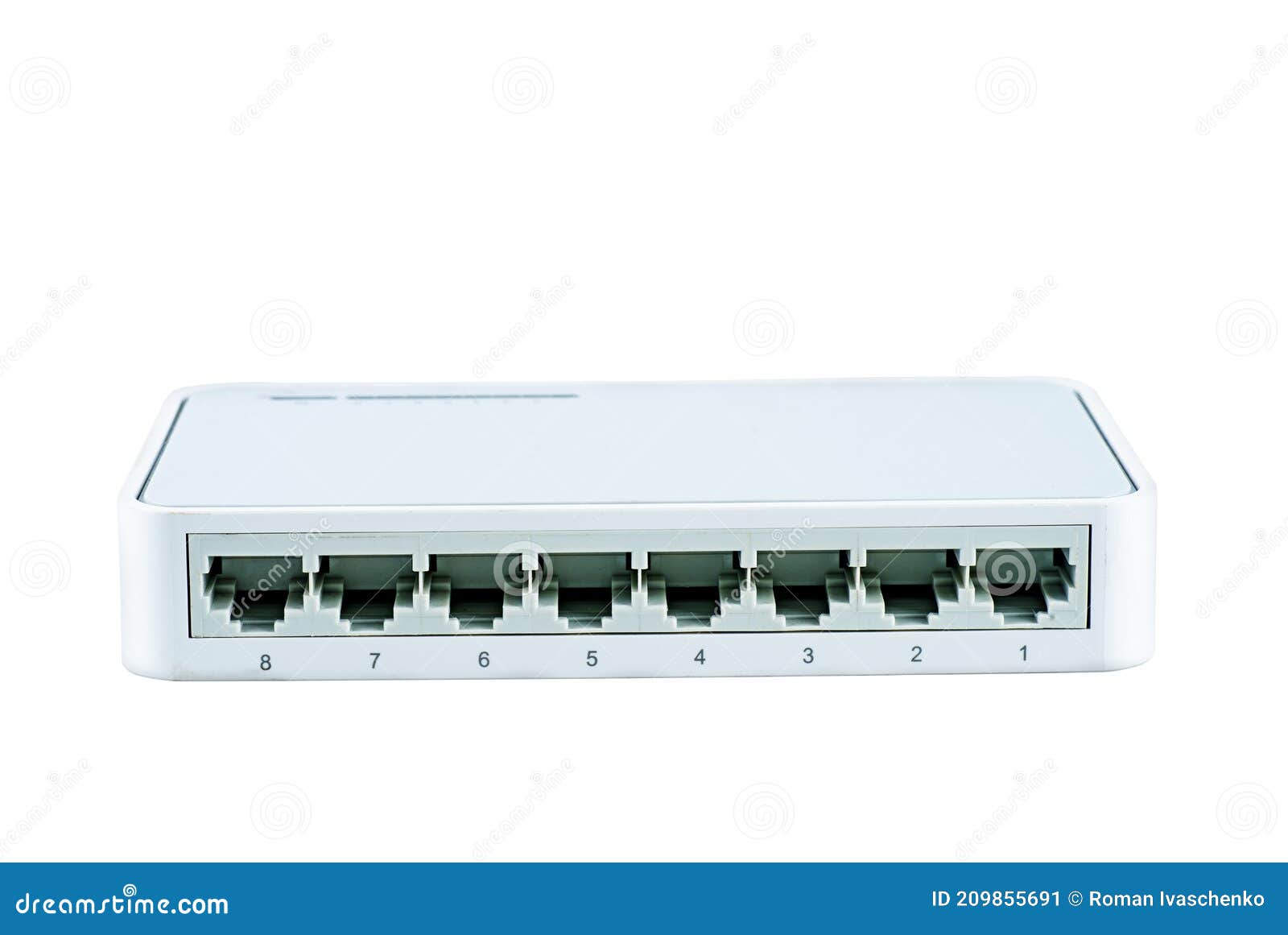 Network Switch Isolated on a White Stock Image - Image of bytes ...