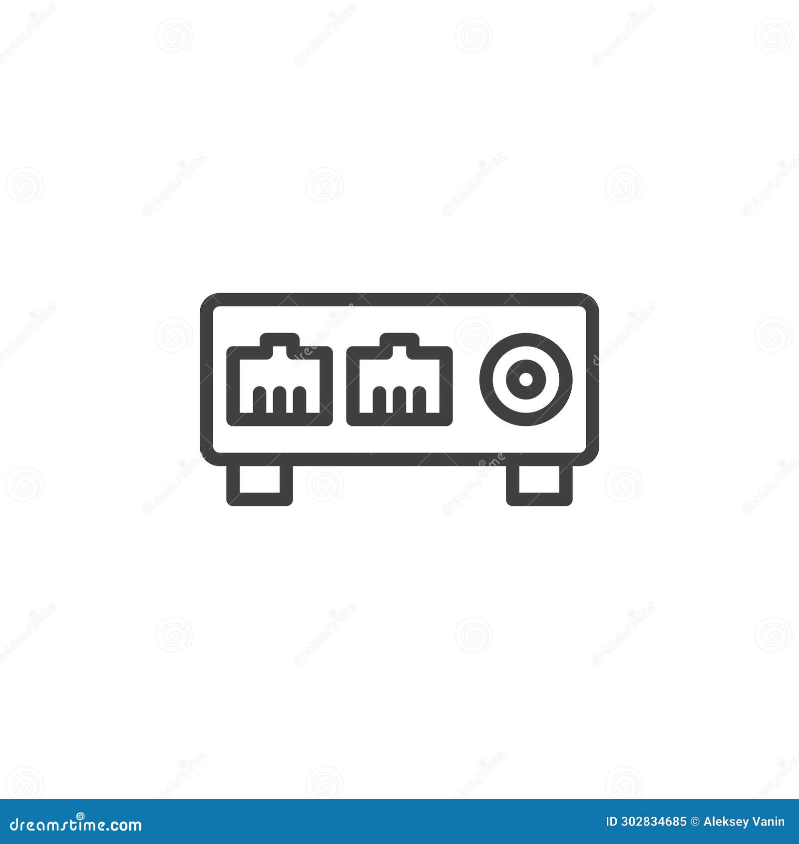 Network Switch With 24 Ports, 3D Rendering Stock Image | CartoonDealer ...