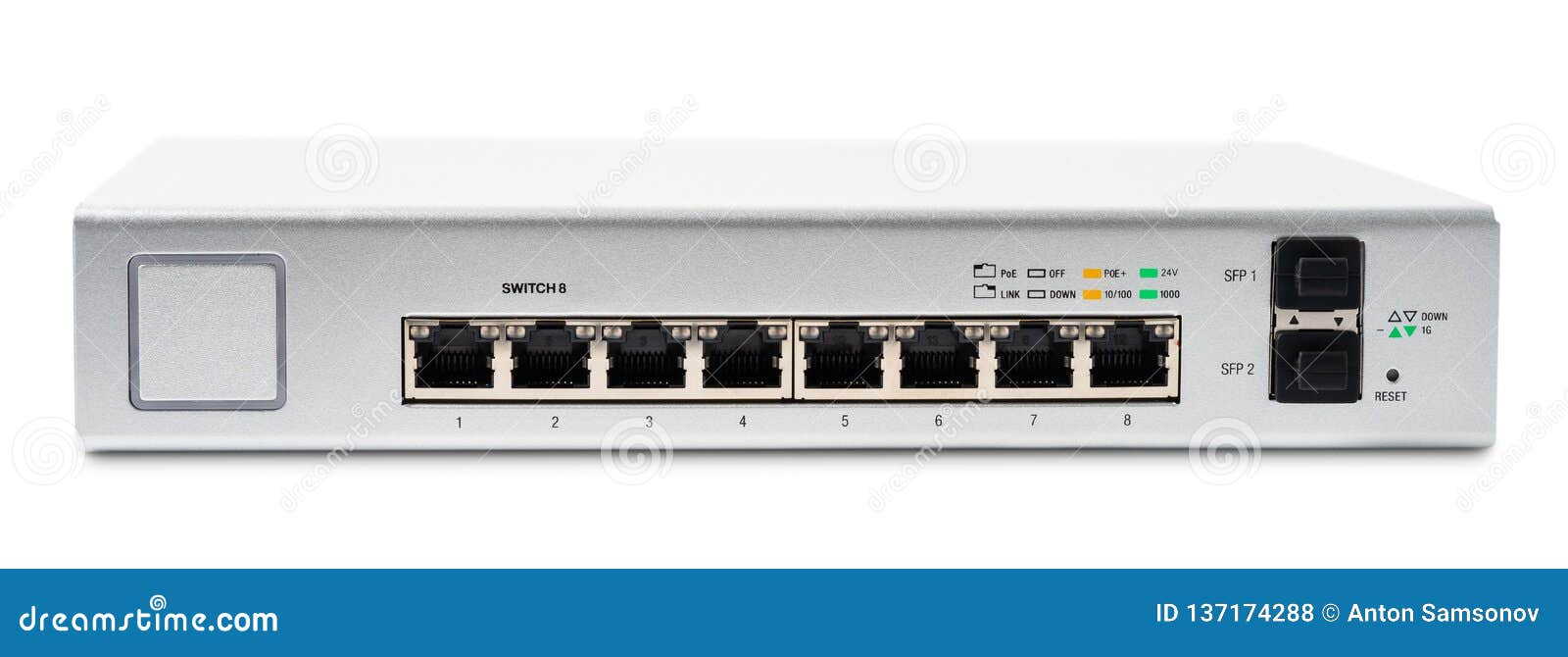 Network switch stock photo. Image of ethernet, office - 137174288