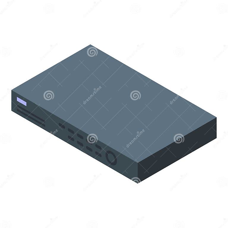 Network Switch Providing Stable Connection in Isometric View Stock ...