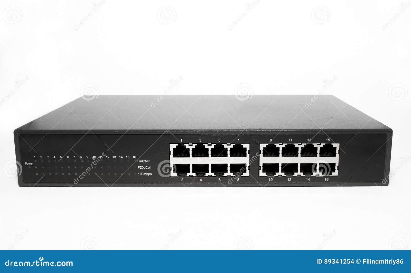 Network switch isolated. stock photo. Image of isolated - 89341254