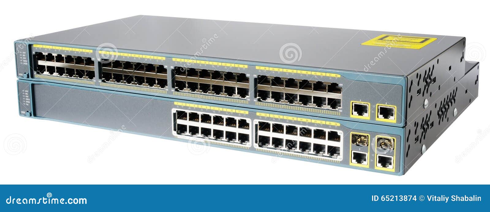 Network switches isolated stock photo. Image of isolated - 65213874