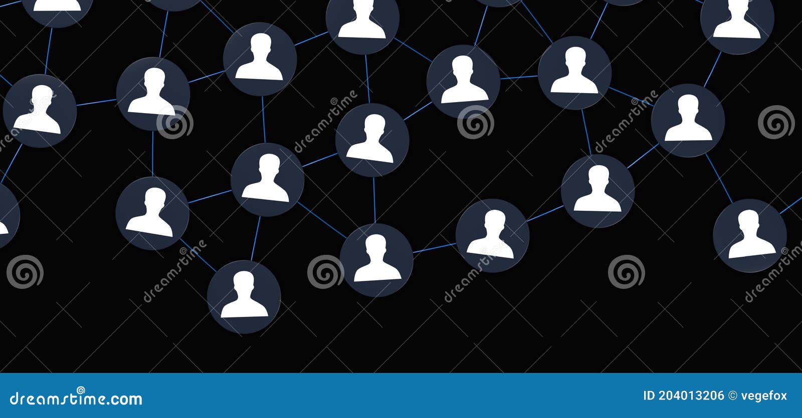 Network Team Group Digital As Concept 3d Stock Illustration ...