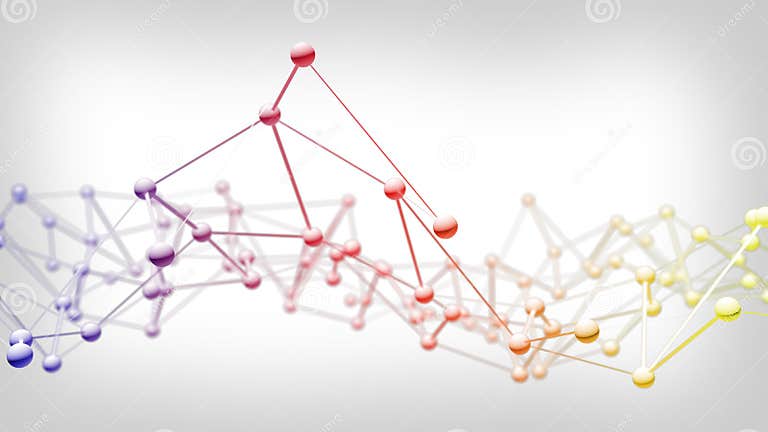 Network Technology Abstract Background Connection Stock Illustration ...