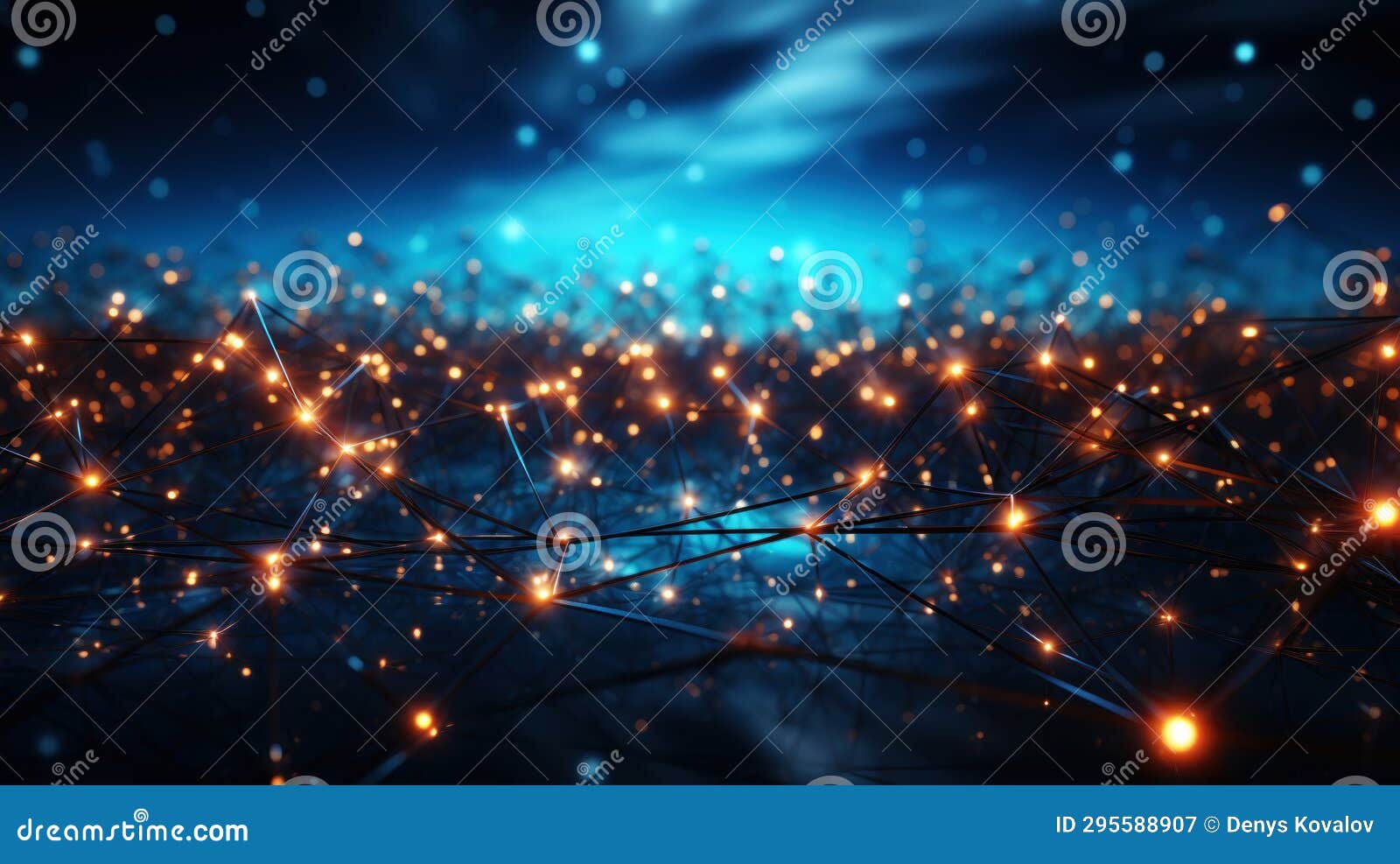 Network Technology Background. Ai Artificial Intelligence. Scy-fi ...