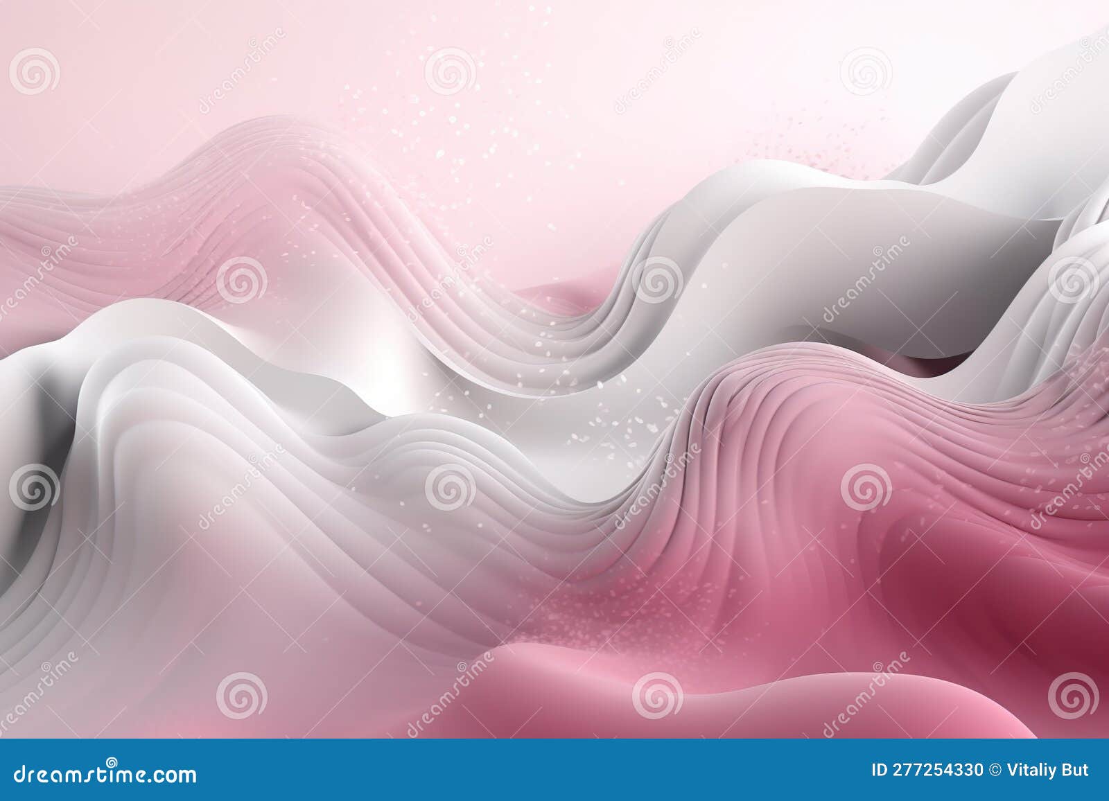 Network Technology Background Futuristic Tech Pink Wave Background. Low ...