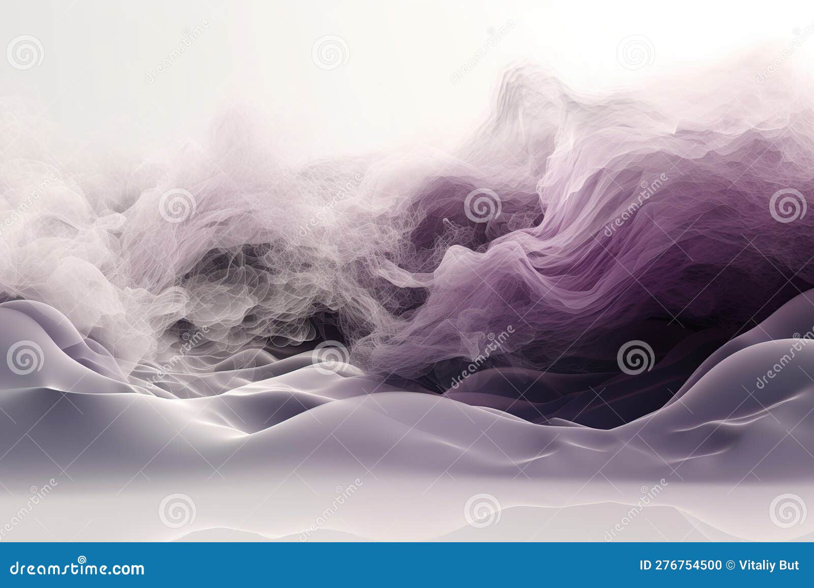 Network Technology Background Futuristic Tech Violet and White Wave ...