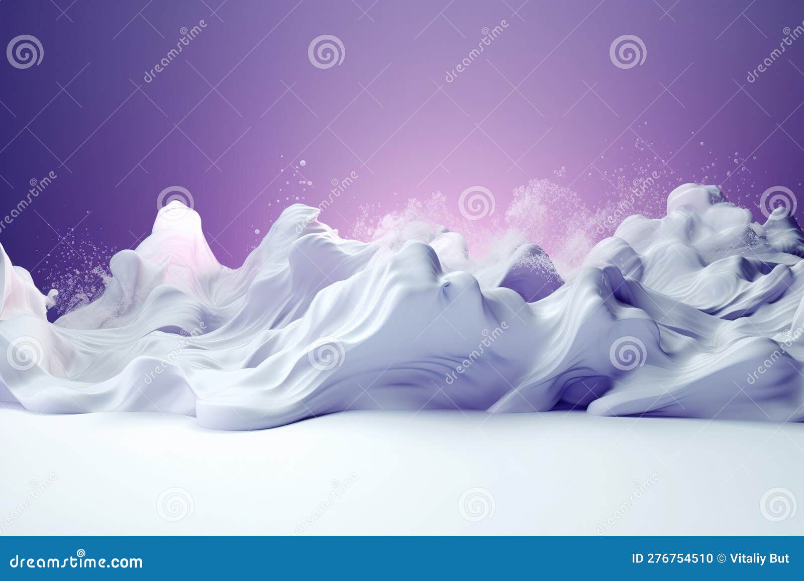 Network Technology Background Futuristic Tech Violet and White Wave ...