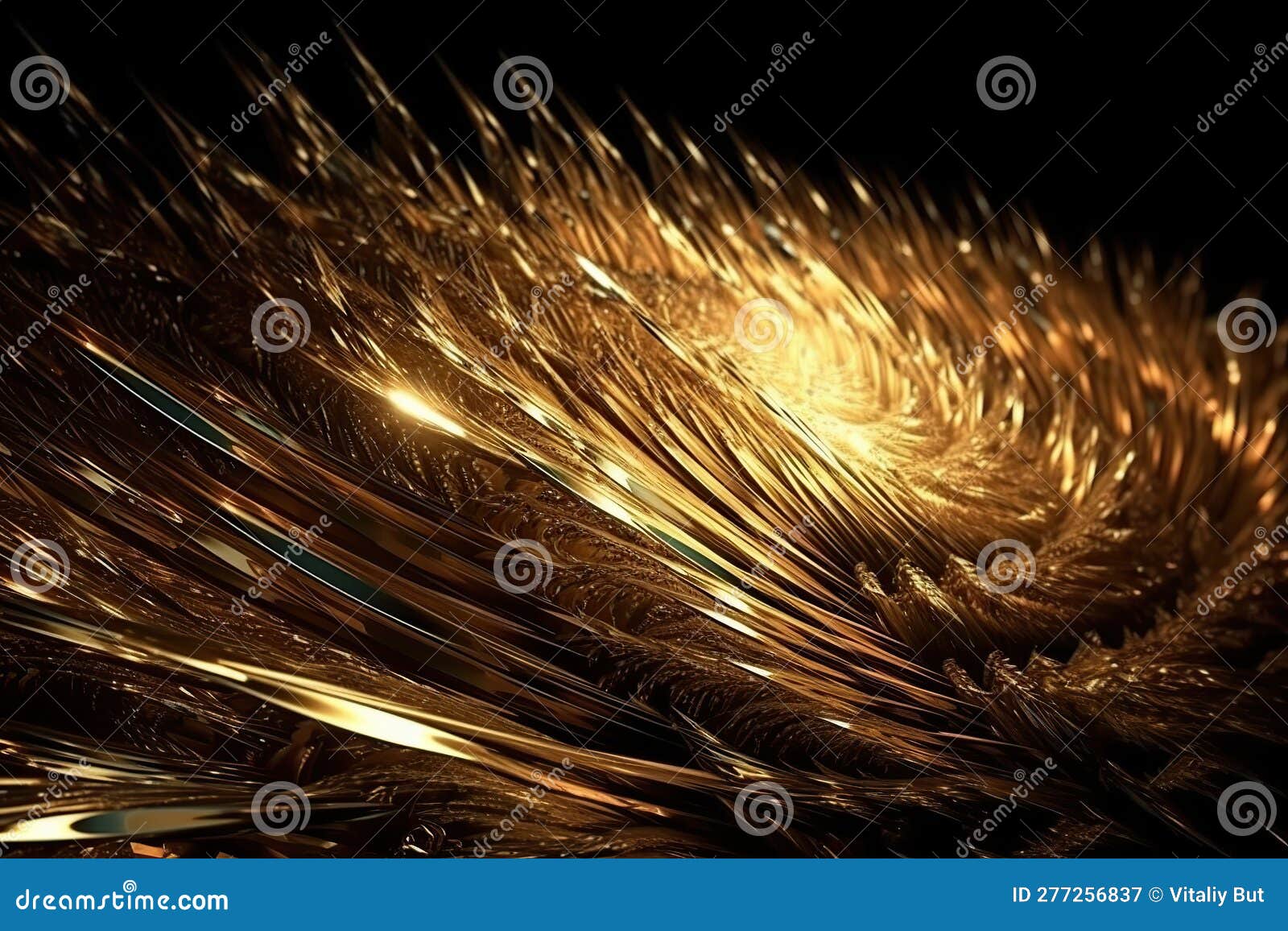 Network Technology Futuristic Tech Gold Abstract Background. Low Poly ...