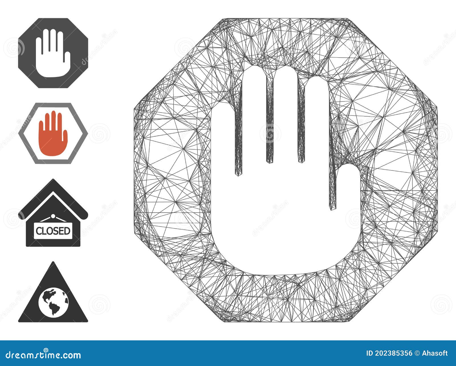 Network Terminate Vector Mesh Stock Vector - Illustration of lines ...