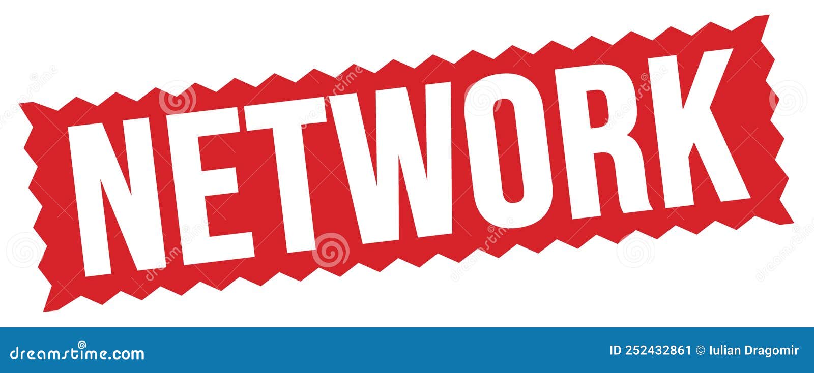 NETWORK Text Written on Red Stamp Sign Stock Illustration ...