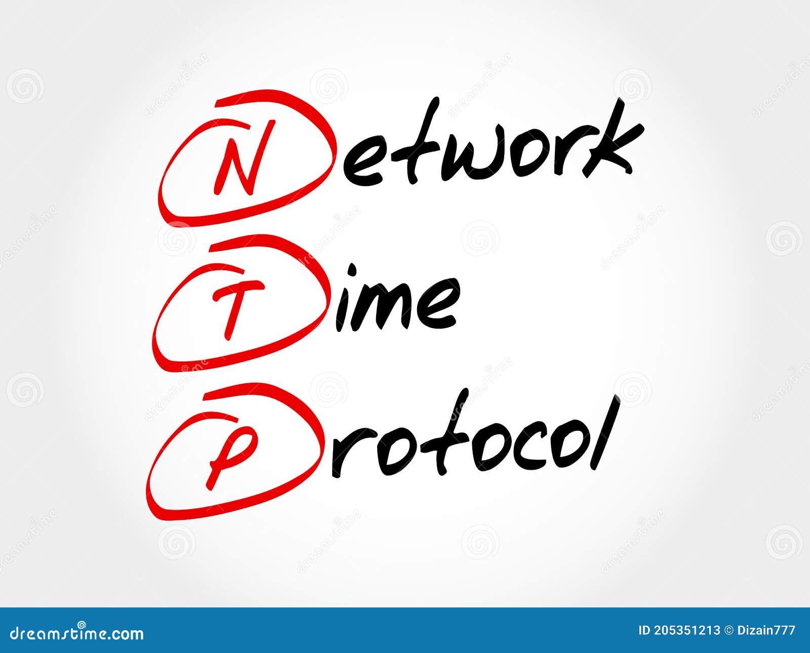Network Time Protocol De NTP Illustration Stock - Illustration du ...