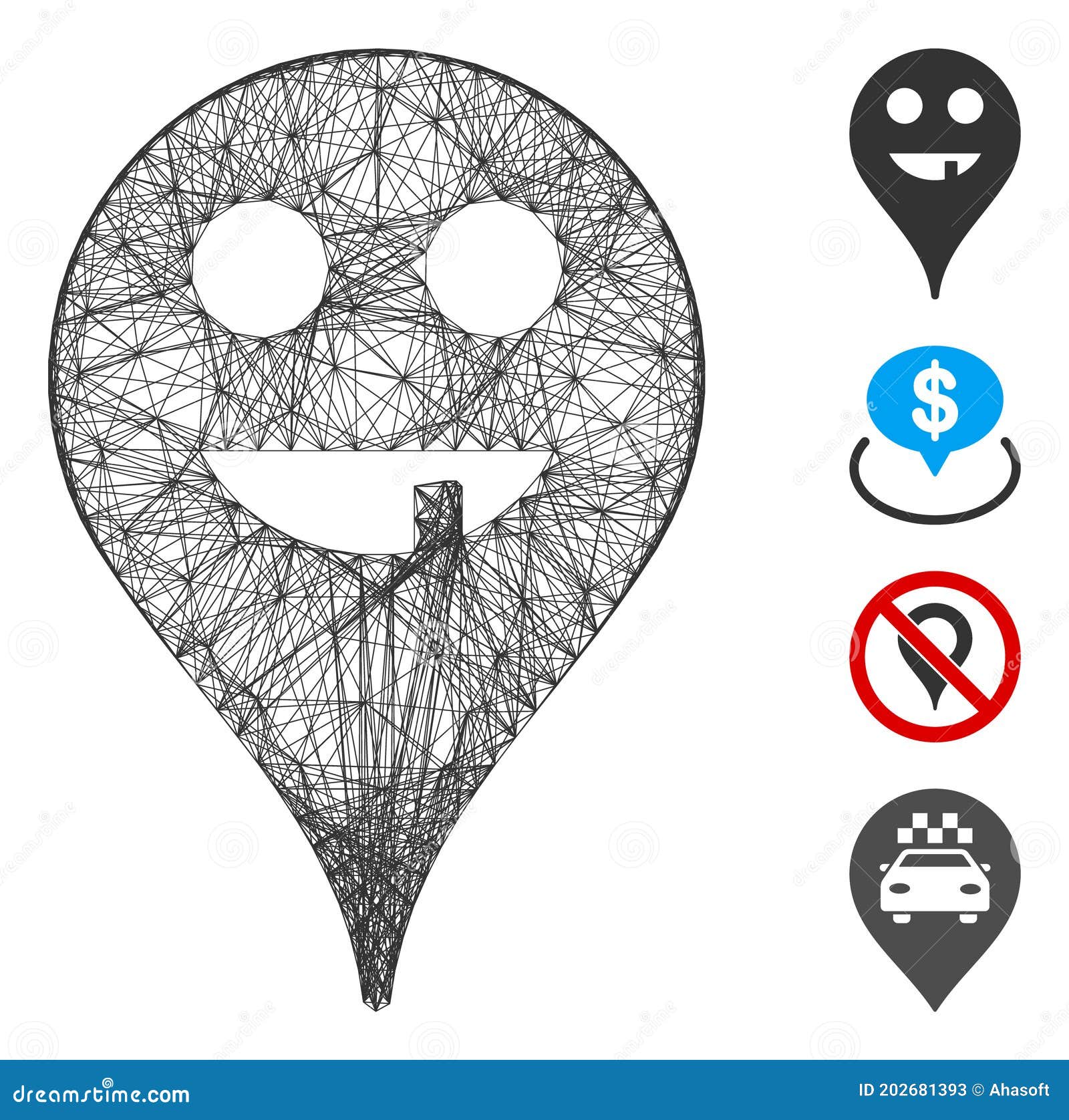 Network Toothless Smiley Map Marker Vector Mesh | CartoonDealer.com ... Network Toothless Smiley Map Marker Vector Mesh | CartoonDealer.com ...