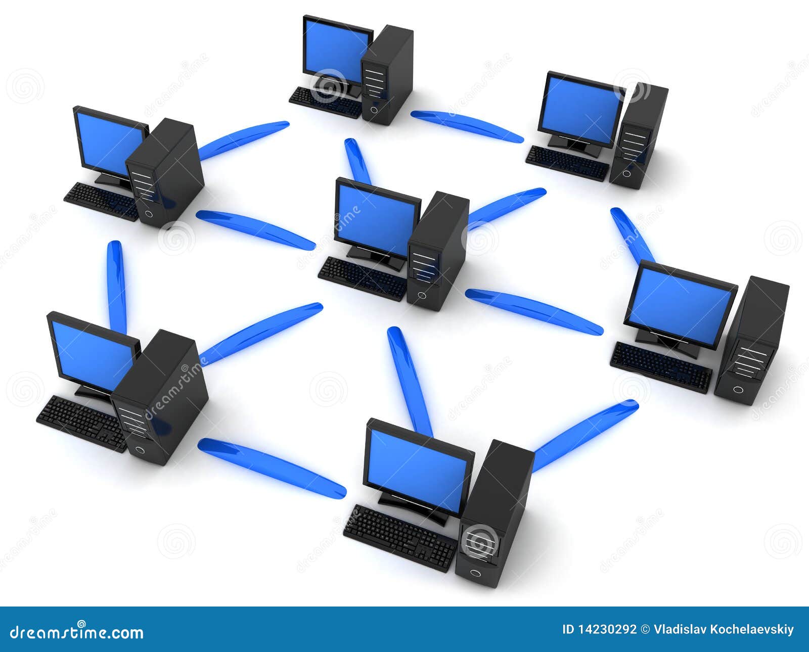 Network, top stock illustration. Illustration of database - 14230292