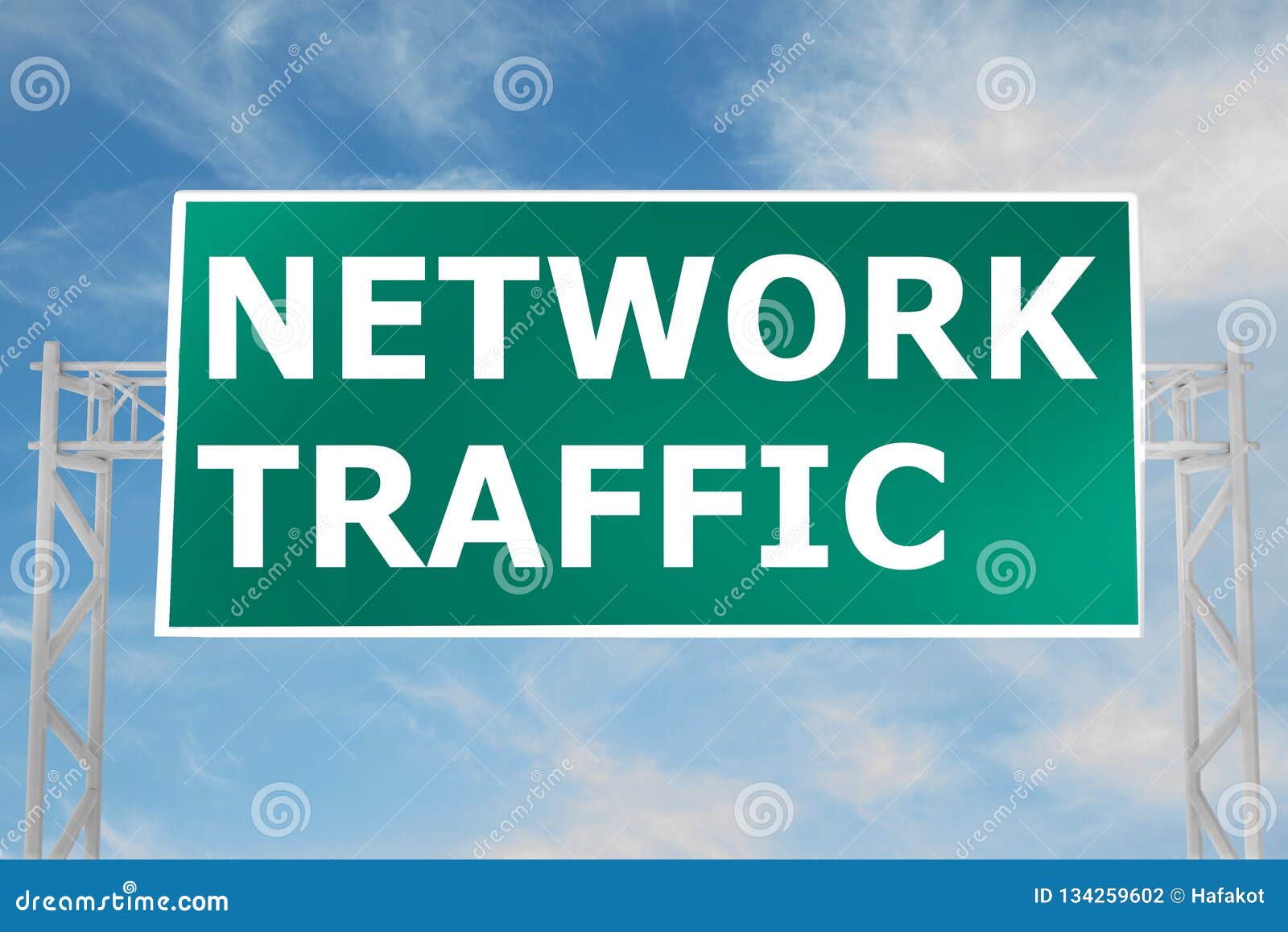 NETWORK TRAFFIC concept stock illustration. Illustration of global ...