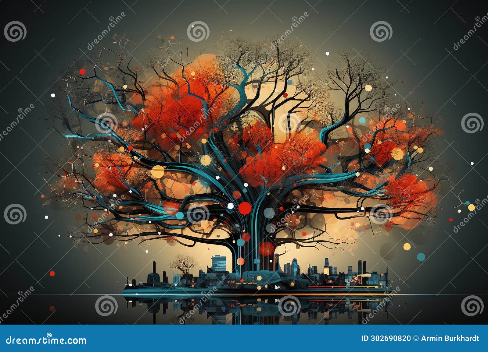 Network Tree Showing the Connection of Different Digital Spaces in a ...