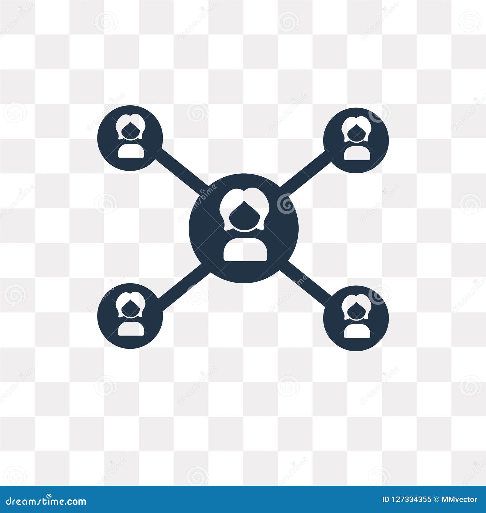 Network Vector Icon Isolated on Transparent Background, Network Stock ...