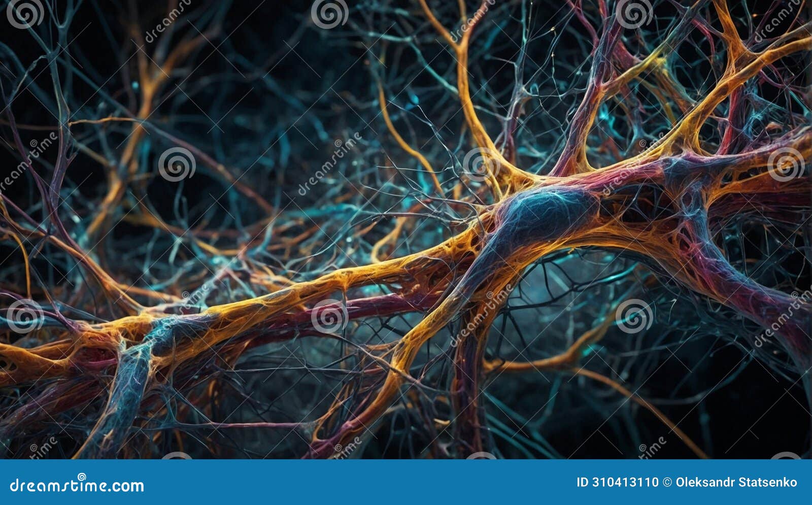 A Network of Vibrant, Pulsating Neural Connections Stock Illustration ... A Network of Vibrant, Pulsating Neural Connections Stock Illustration ...