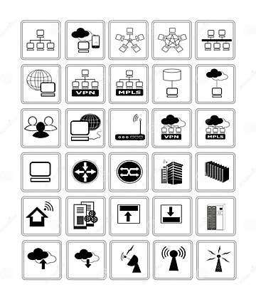 Network Web icon symbol stock illustration. Illustration of global ...