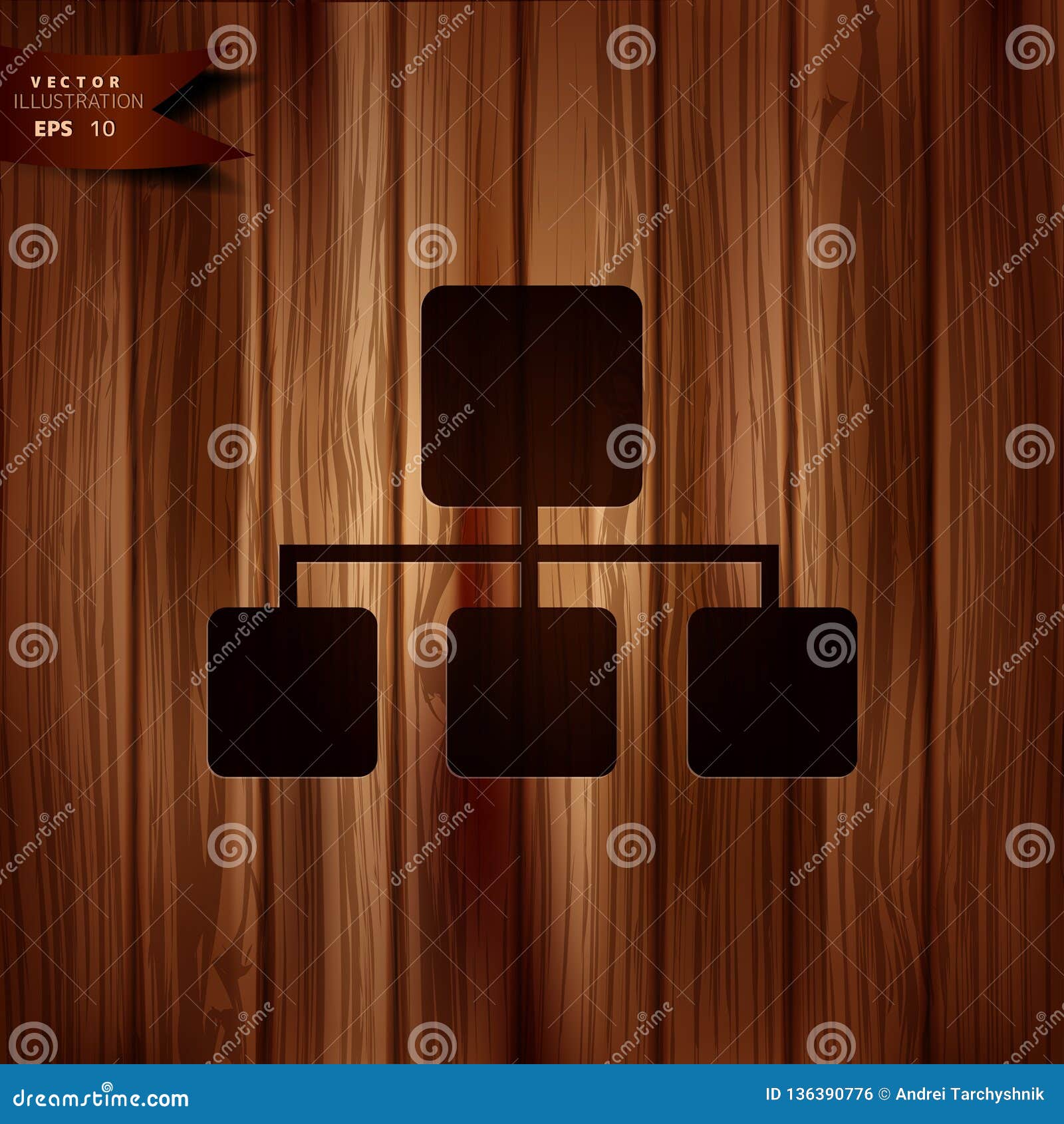 Network Web Icon Vector Illustration. Stock Vector - Illustration of ...