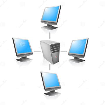 Network web server vector stock vector. Illustration of domains - 7058734