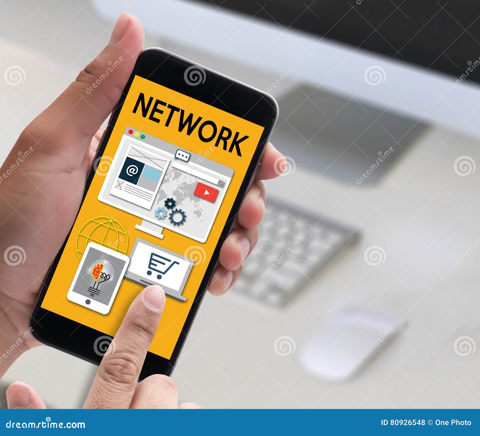 NETWORK Website Design UI Software Media WWW International Comm Stock ...