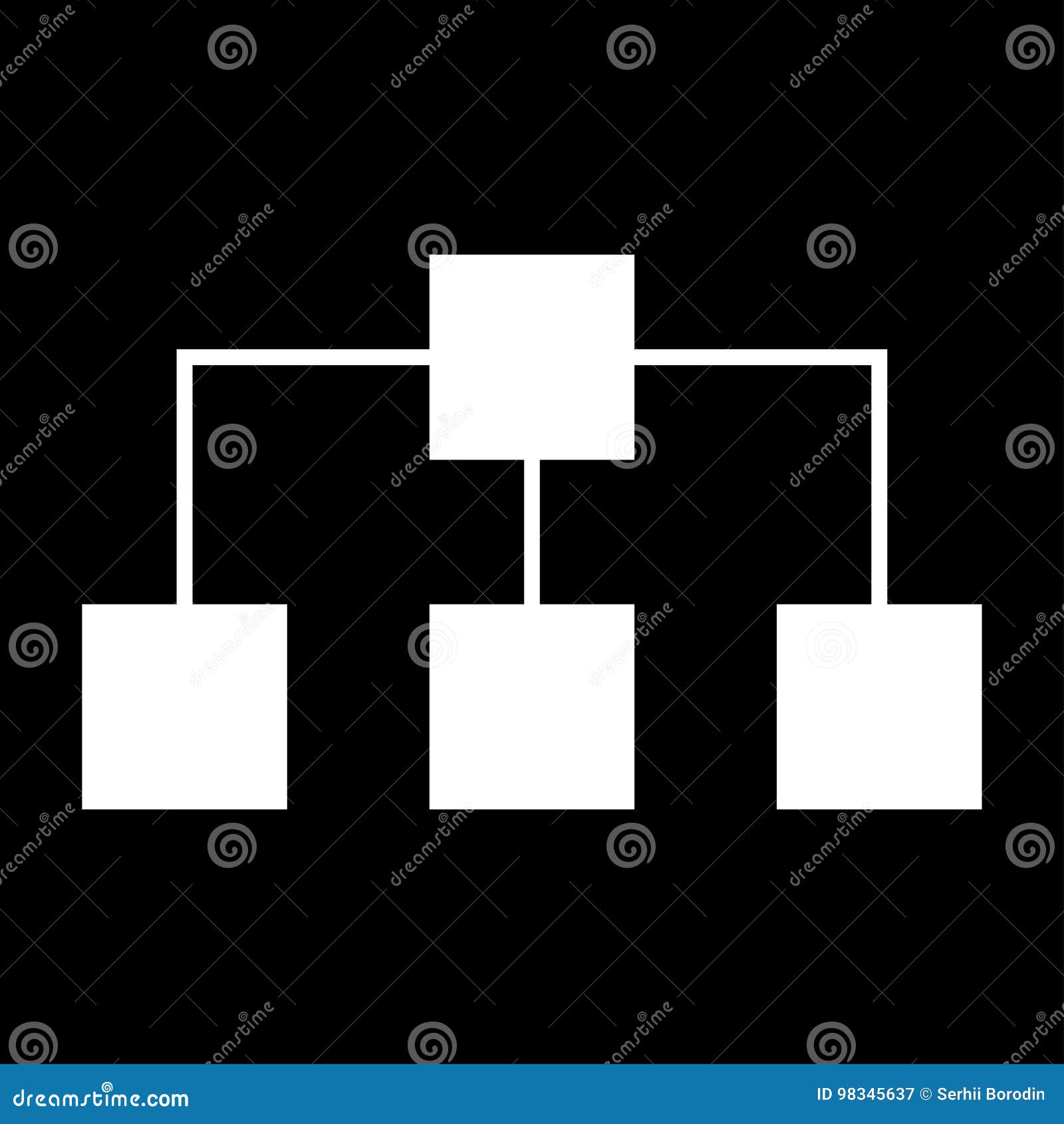 Network white color icon . stock vector. Illustration of flat - 98345637