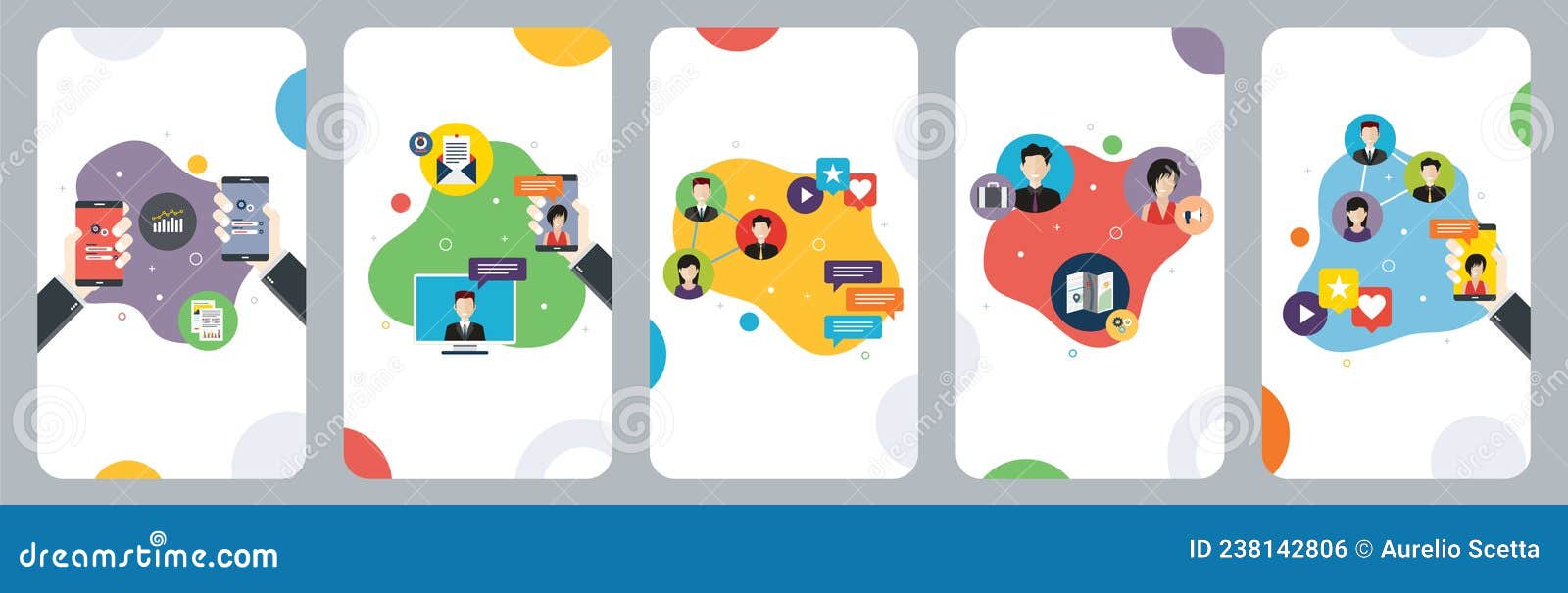 Network, Wireless, Communication, Social Media and Connection Icons ...