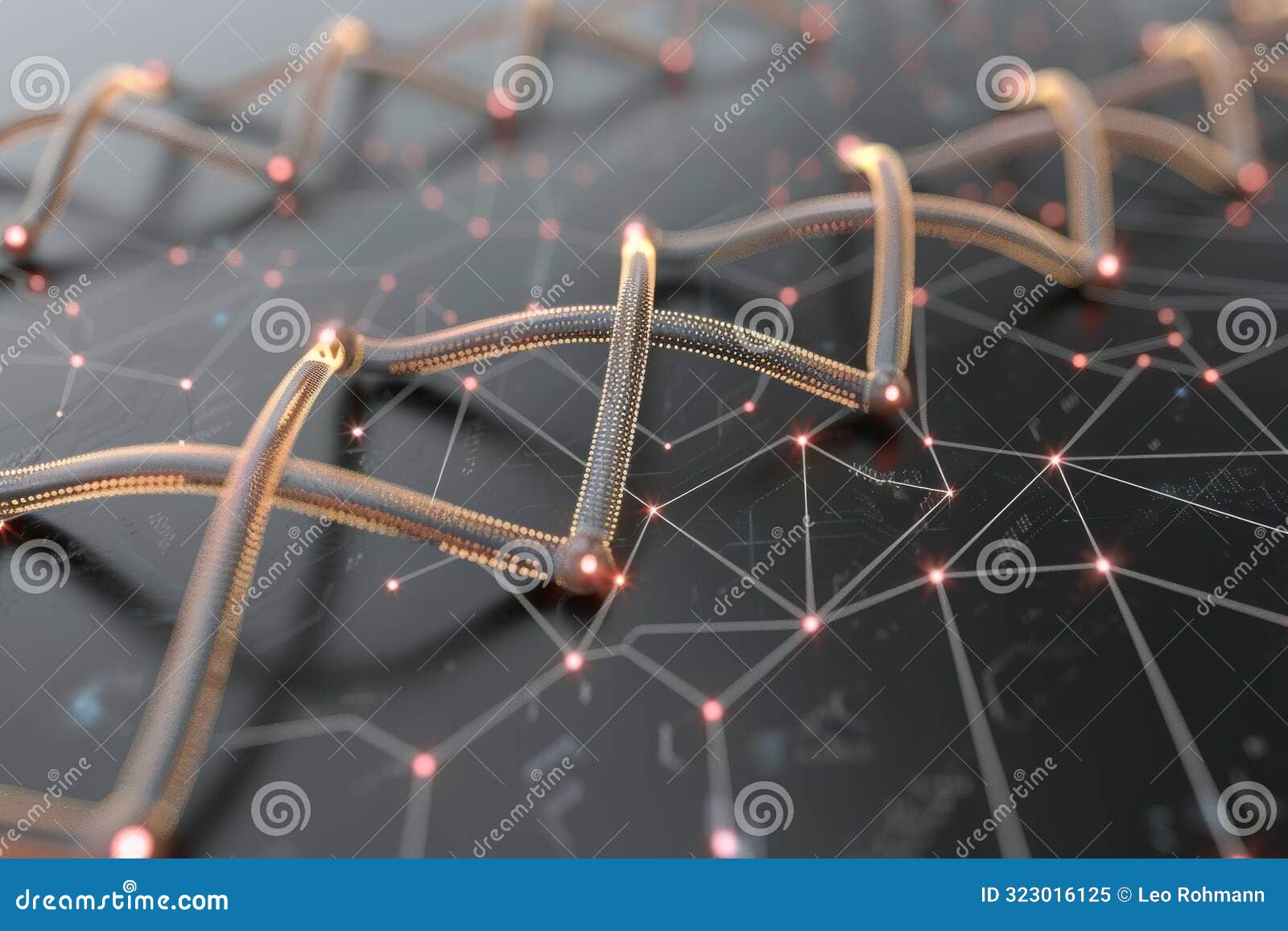 Networked DNA Strands Depict the Interconnected Nature of Genetic ...