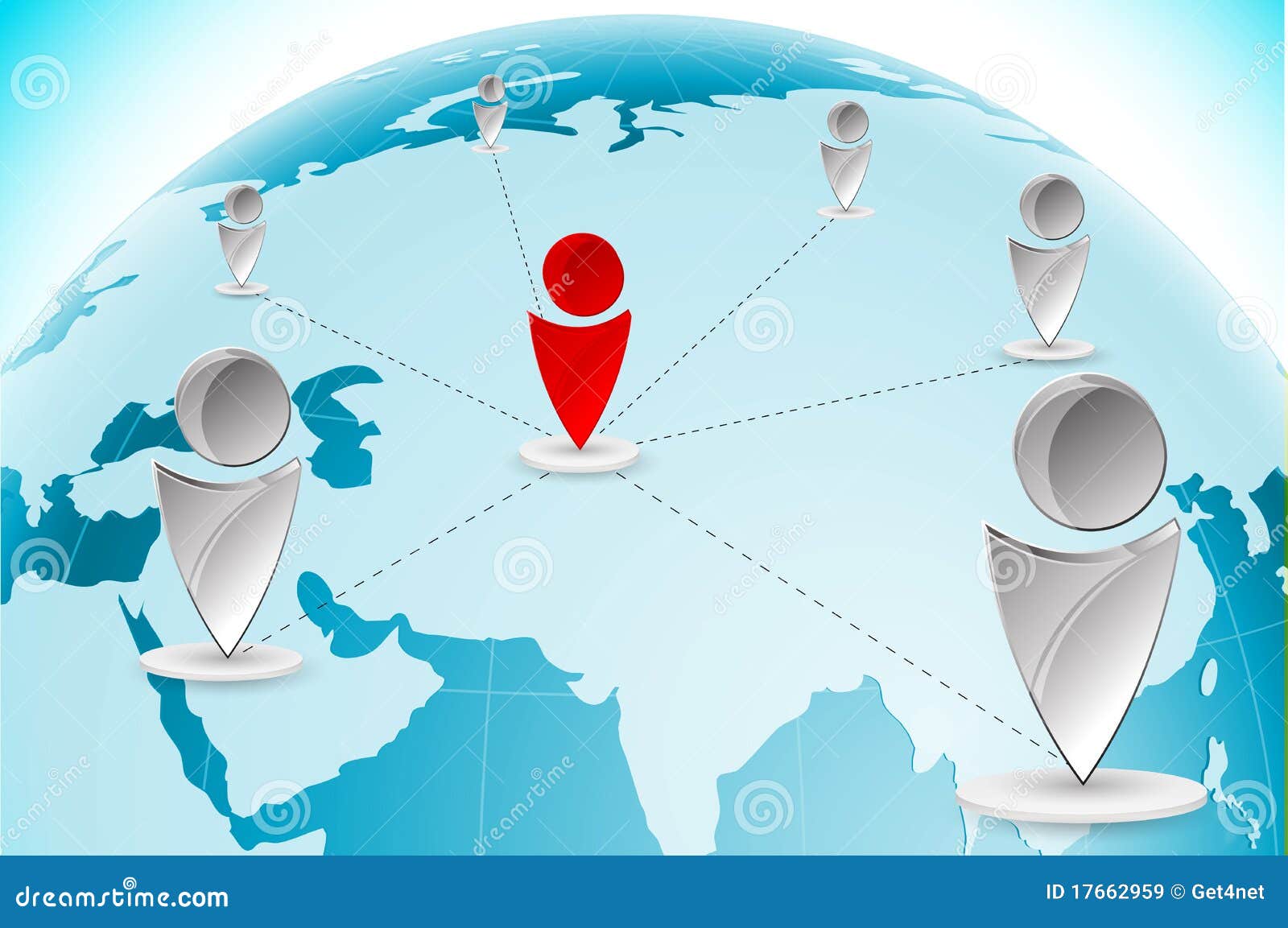 Networking stock illustration. Illustration of isolated - 17662959