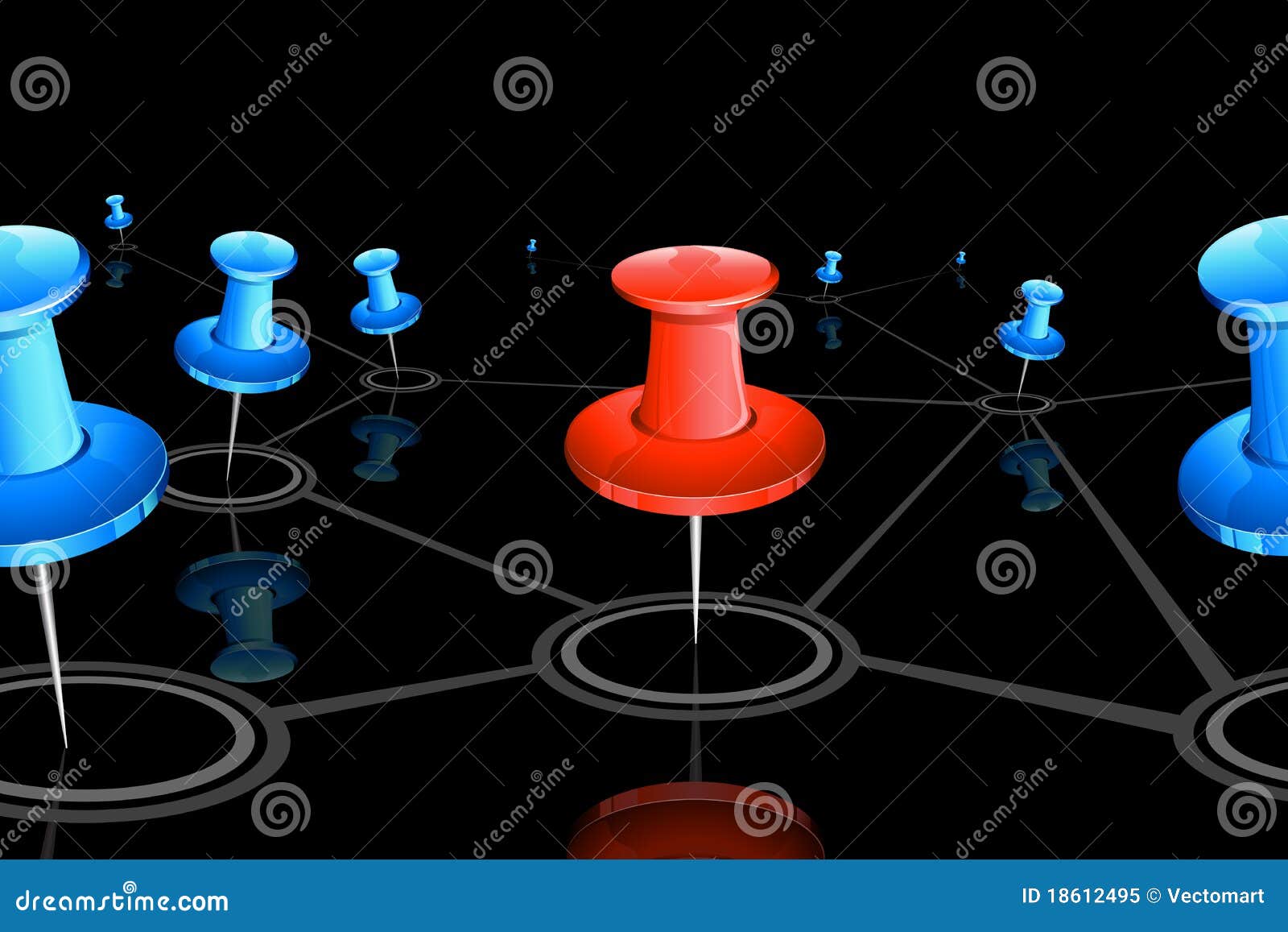 Pin Connected Stock Illustrations – 824 Pin Connected Stock ...